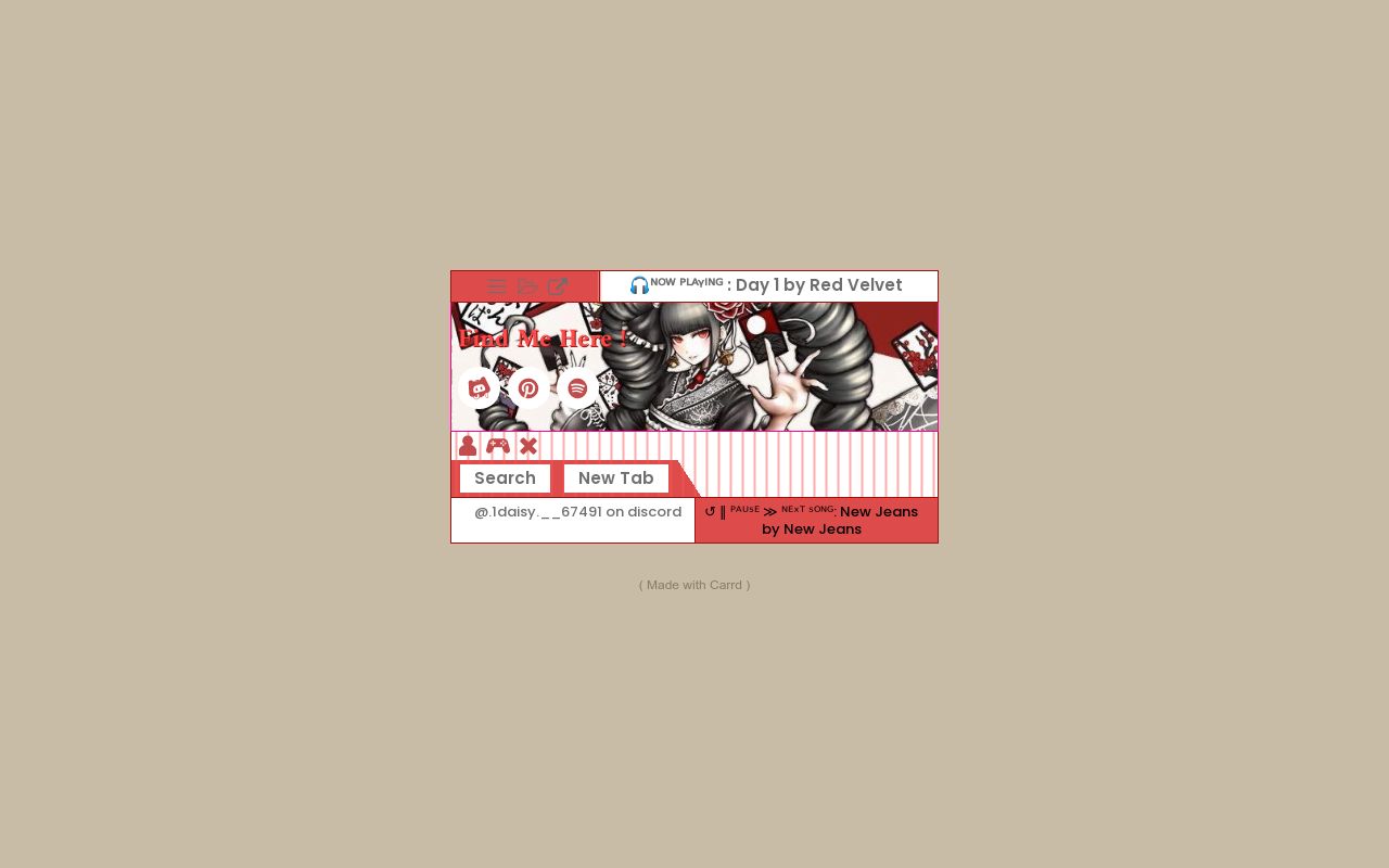 daisy’s carrd